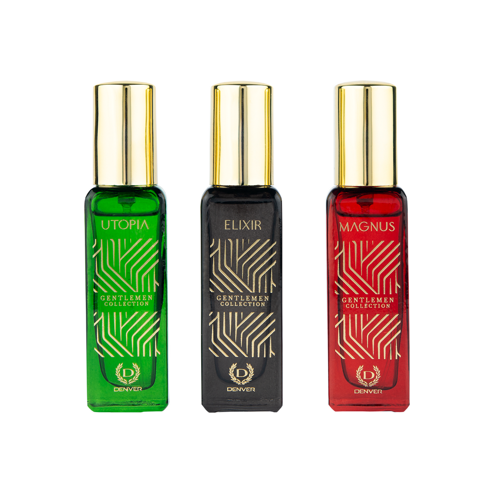 Denver Gentlemen Collection Gift Set of 3 EDPs – 60ml (Pack of 2 ...