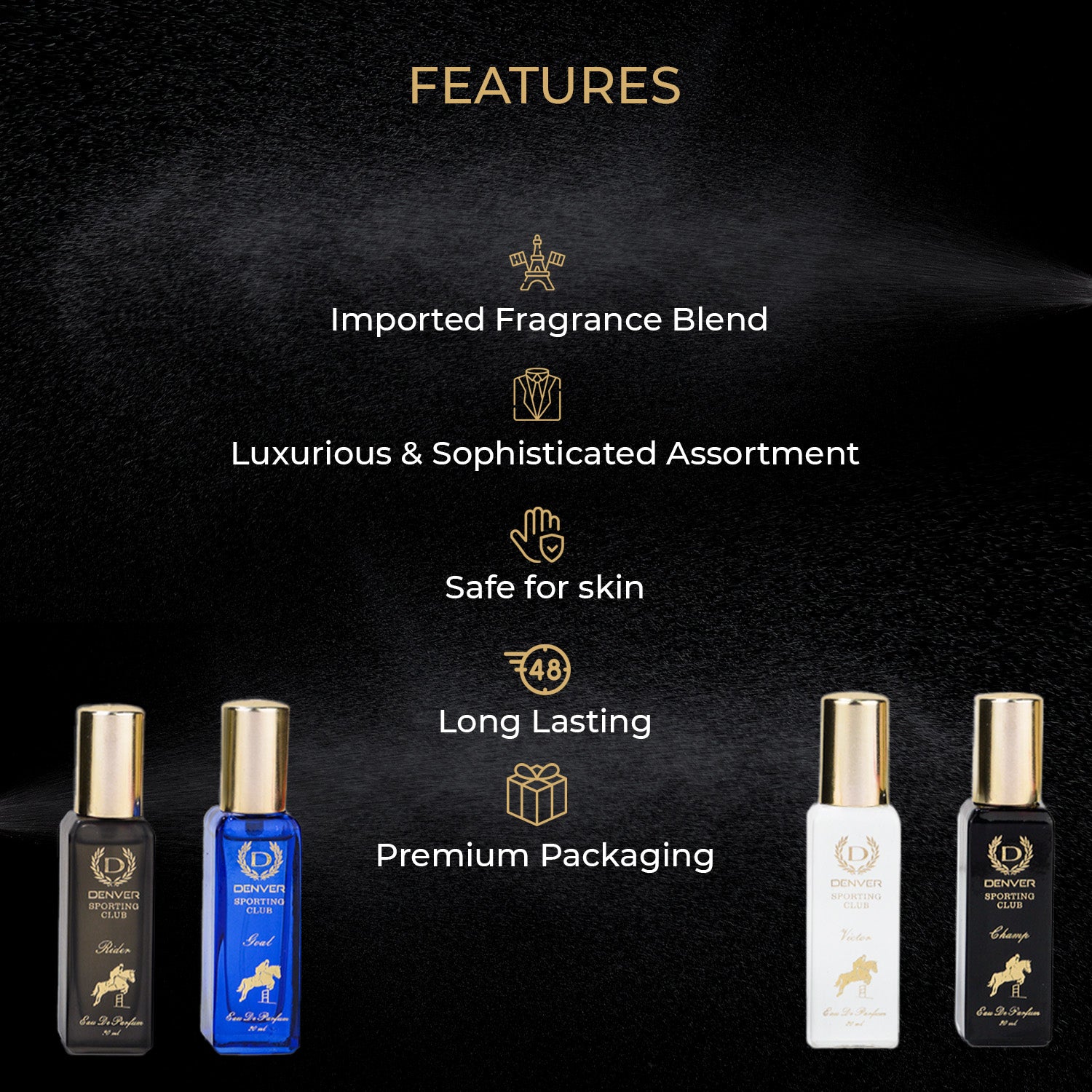 DENVER Sporting Club Luxury Gift Set -4x20 ml – Denverformen