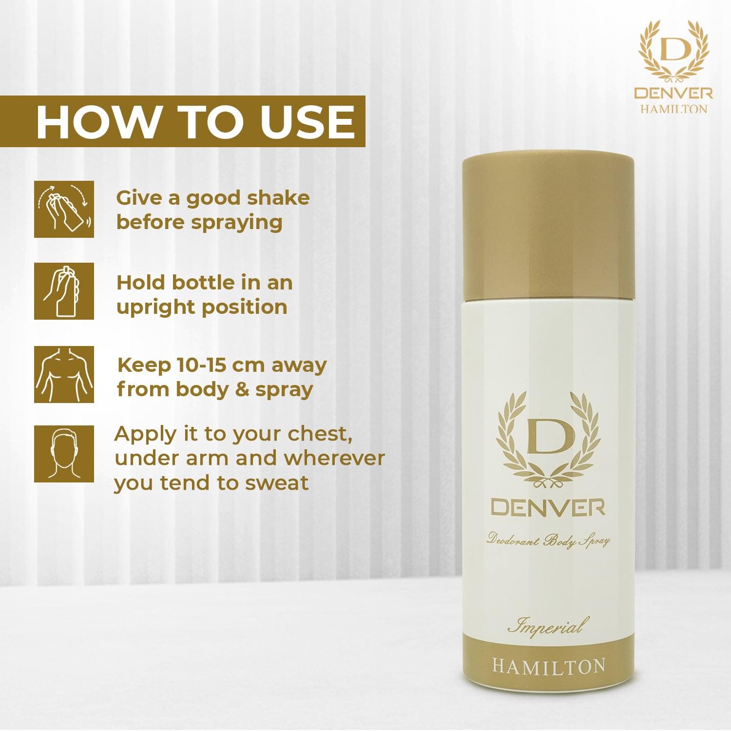 Buy Denver Deo Imperial for Men - Long-Lasting Scent | Denver For Men ...