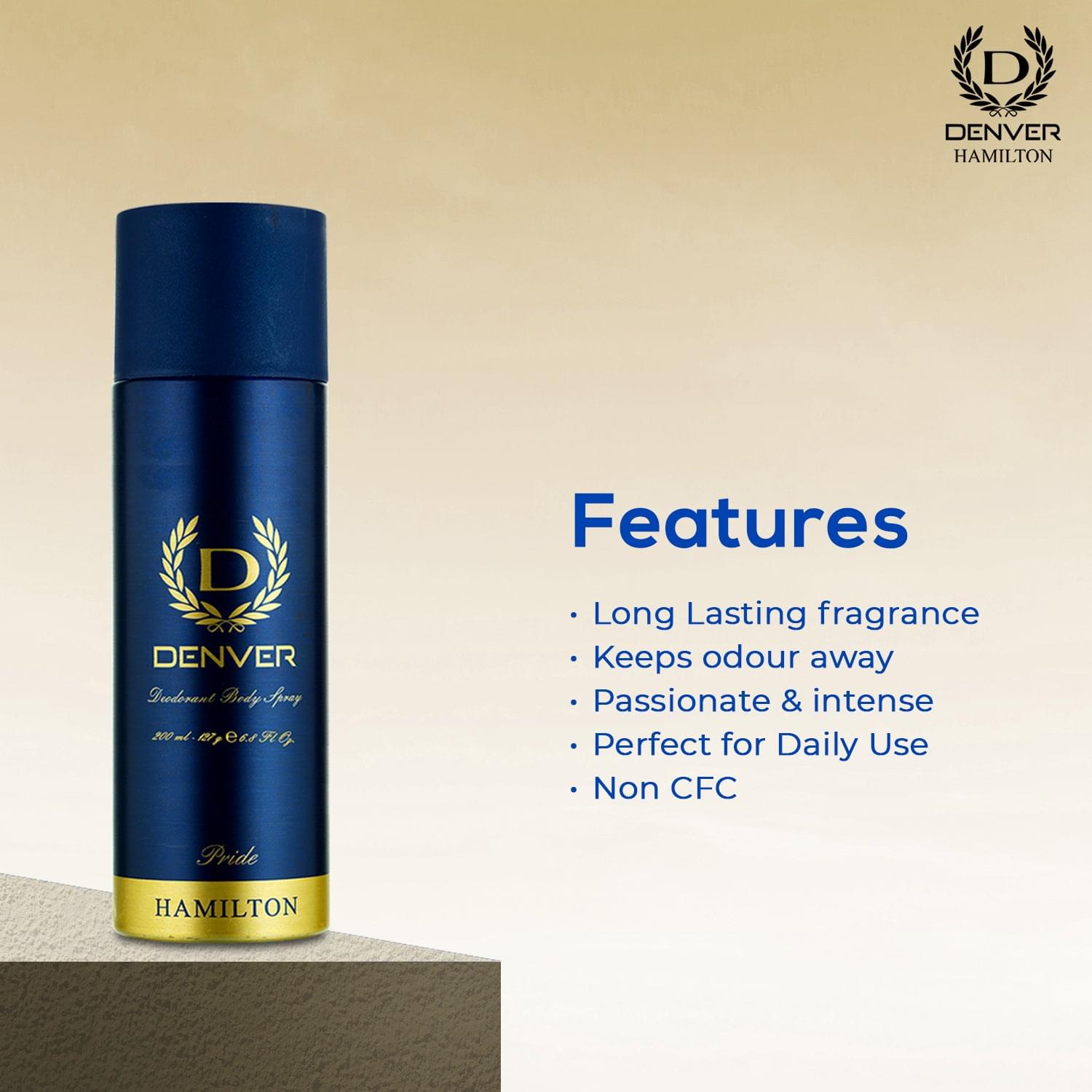 Denver Deo Pride Deodorant for Men | All-Day Comfort | Denver For Men ...