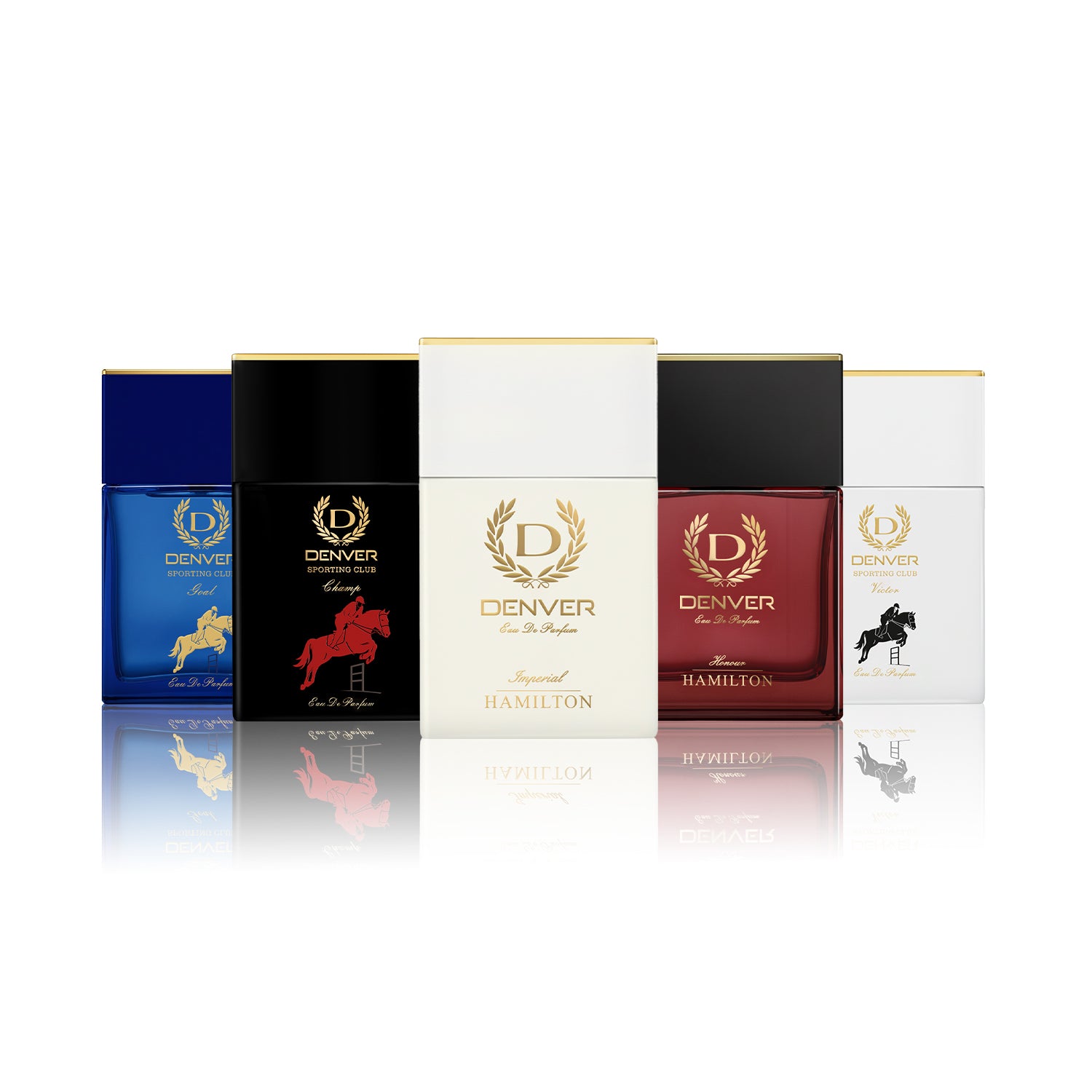 Denver Pack of 5 Perfumes (Goal + Victor + Champ + Imperial + Honour ...