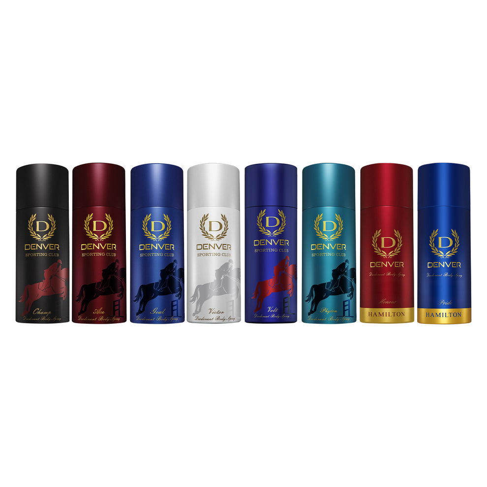 Denver Pack of 8 Deos (Phyton + Pride + Champ + Honour + Goal + Ace + – Denverformen