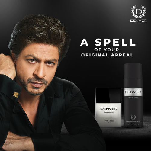Buy Denver Black Code Perfumes, Deodrant & Gift Set Online – Denverformen