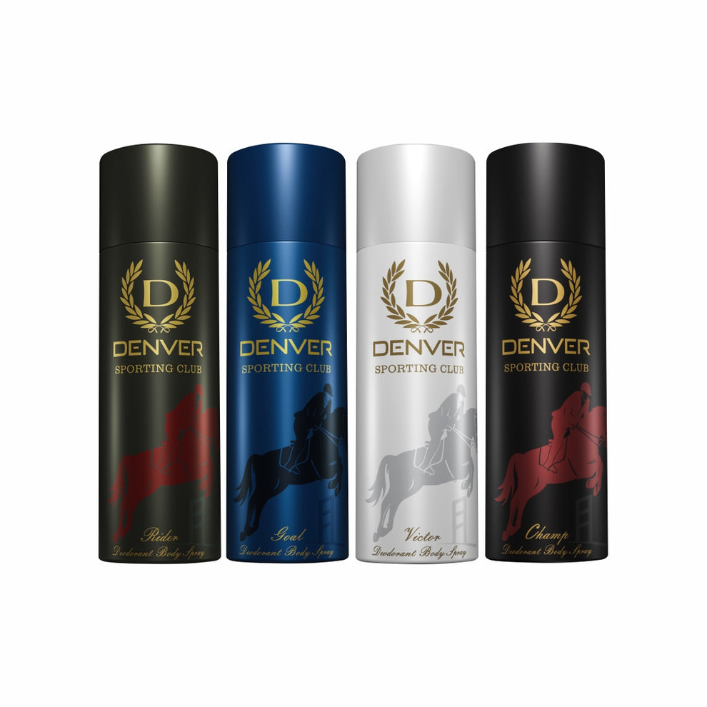 Denver Sporting Club Rider + Goal + Victor + Champ Deos 180/200ml (Pack ...